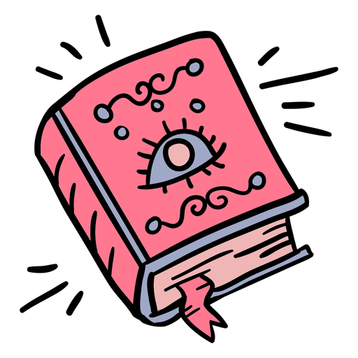 Magic spell book hand drawn - Transparent PNG & SVG vector file