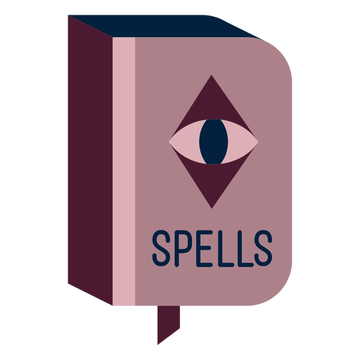 Magician spell book flat - Transparent PNG & SVG vector file
