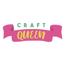 Craft Queen Lettering Phrase PNG & SVG Design For T-Shirts