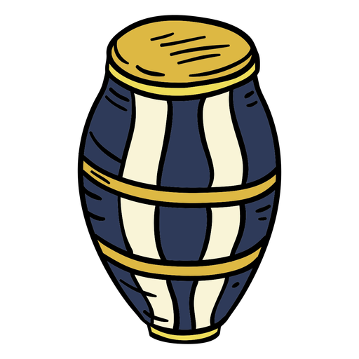 Uruguay drum candombe hand drawn - Transparent PNG & SVG vector file