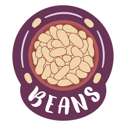 Pantry Label Beans PNG & SVG Design For T-Shirts