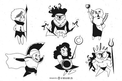 Crazy Characters Vector Download