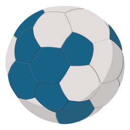 White Handball Illustration PNG & SVG Design For T-Shirts