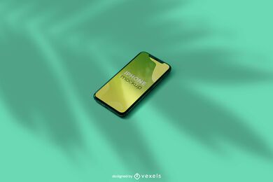 Iphone Shadow Mockup Design PSD Editable Template