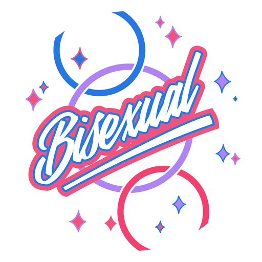 Insignia brillante bisexual - Descargar PNG/SVG transparente