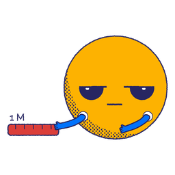 Social Distancing Emoji Flat PNG & SVG Design For T-Shirts