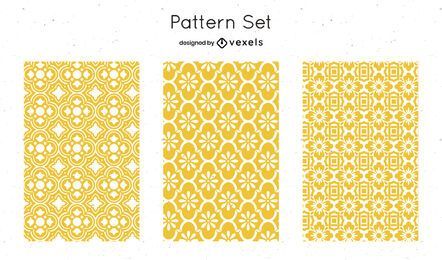 Yellow Geometric Pattern Design Vector Download