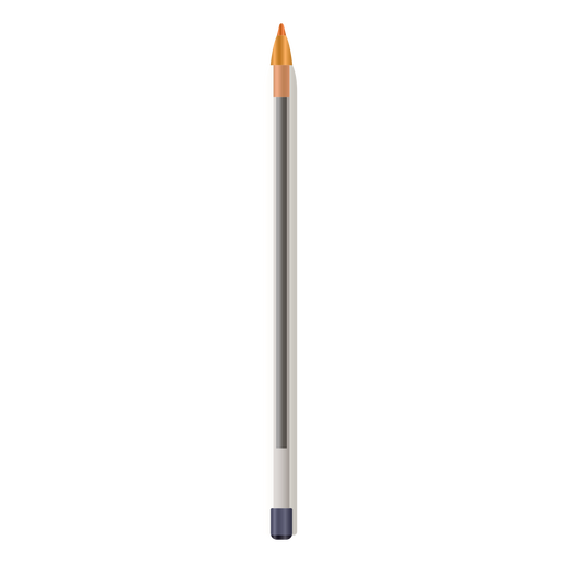 Pen without cap realistic design - Transparent PNG & SVG vector file