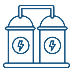Power Container Machinery Stroke PNG & SVG Design For T-Shirts