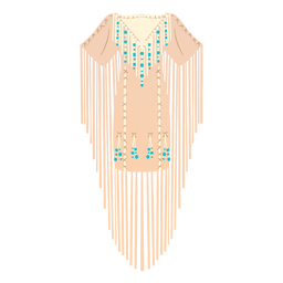 Traditional Native American Dress Illustration PNG & SVG Design For T ...
