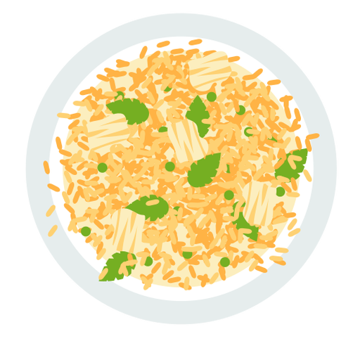 Risotto italian dish illustration - Transparent PNG & SVG vector file