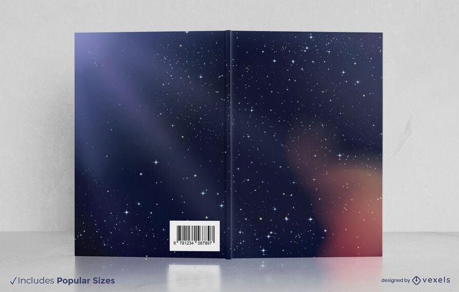 Galaxy Book Cover Design - Vector Download