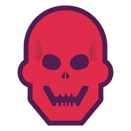 Red Skull Logo PNG & SVG Design For T-Shirts