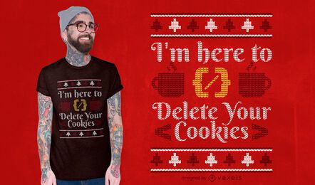 Programmer Ugly Sweater T-shirt Design Vector Download