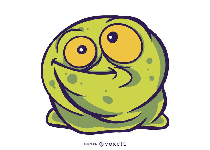 Booger Cartoon Illustration Design - Vector Download
