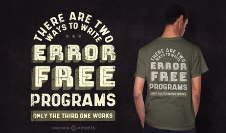 Programmer Quote T-shirt Design Vector Download