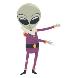 Alien Arms Extended Character PNG & SVG Design For T-Shirts