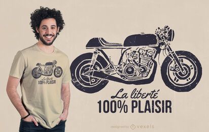 Café Racer T-shirt Design Vector Download