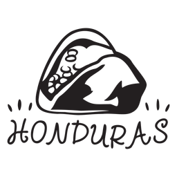 Baleada Honduras Stroke Transparent PNG & SVG Vector