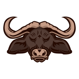 Afrikanisches Büffelkopf-Logo PNG- Und SVG-Design Für T-Shirts