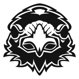 Crow Head High Contrast PNG & SVG Design For T-Shirts