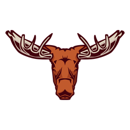 Moose Head Logo PNG & SVG Design For T-Shirts