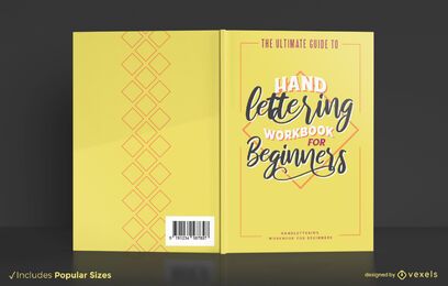 Hand Lettering Workbook Cover Design Vector Download