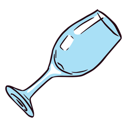 Empty Glass Illustration PNG & SVG Design For T-Shirts