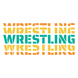 3d Wrestling Lettering PNG & SVG Design For T-Shirts