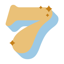 Number Seven Retro Alphabet Font PNG & SVG Design For T-Shirts