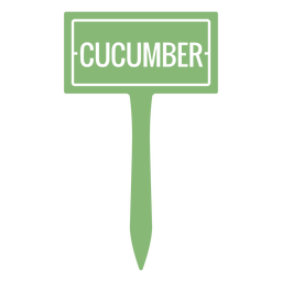 Cucumber Sign Cut Out PNG & SVG Design For T-Shirts