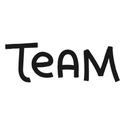 Team Quote Lettering PNG & SVG Design For T-Shirts