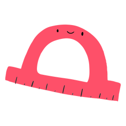 Semi Circle Ruler Cute PNG & SVG Design For T-Shirts