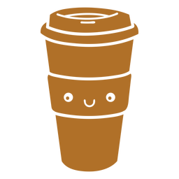 Reusable Coffee Cup Cut Out PNG & SVG Design For T-Shirts