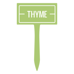 Thyme Plant Name Sign PNG & SVG Design For T-Shirts