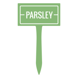 Parsley Sign Cut Out PNG & SVG Design For T-Shirts