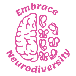Embrace Your Neurodiversity Badge PNG & SVG Design For T-Shirts