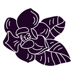 Single Flower Cut Out PNG & SVG Design For T-Shirts