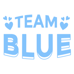 Team Blue Badge PNG & SVG Design For T-Shirts