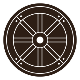 Old Wood Wagon Wheel Cut Out PNG & SVG Design For T-Shirts