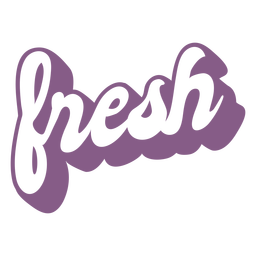 Fresh Label Cut Out PNG & SVG Design For T-Shirts