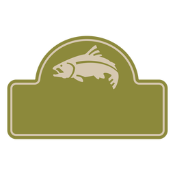 Fish Sea Animal Label PNG & SVG Design For T-Shirts