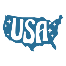 USA Map Cut Out PNG & SVG Design For T-Shirts