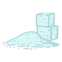 Sugar Cubes Color Stroke PNG & SVG Design For T-Shirts