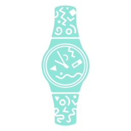 Watch Retro Simple Cut Out PNG & SVG Design For T-Shirts
