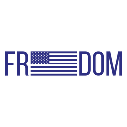 Freedom Cut Out PNG & SVG Design For T-Shirts