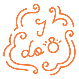 I Do Quote Stroke PNG & SVG Design For T-Shirts