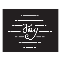 Joy Lettering Cut Out PNG & SVG Design For T-Shirts