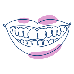 Smile Continuous Line PNG & SVG Design For T-Shirts