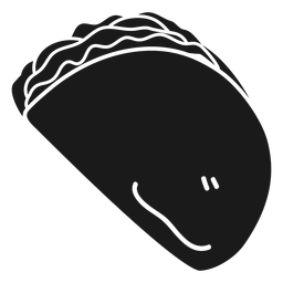 Mexican Taco Cut Out PNG & SVG Design For T-Shirts